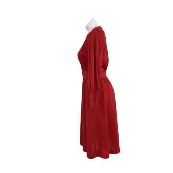 Vintage | Dresses | Vintagehomemade Red Conservative Handmaids Tale ...